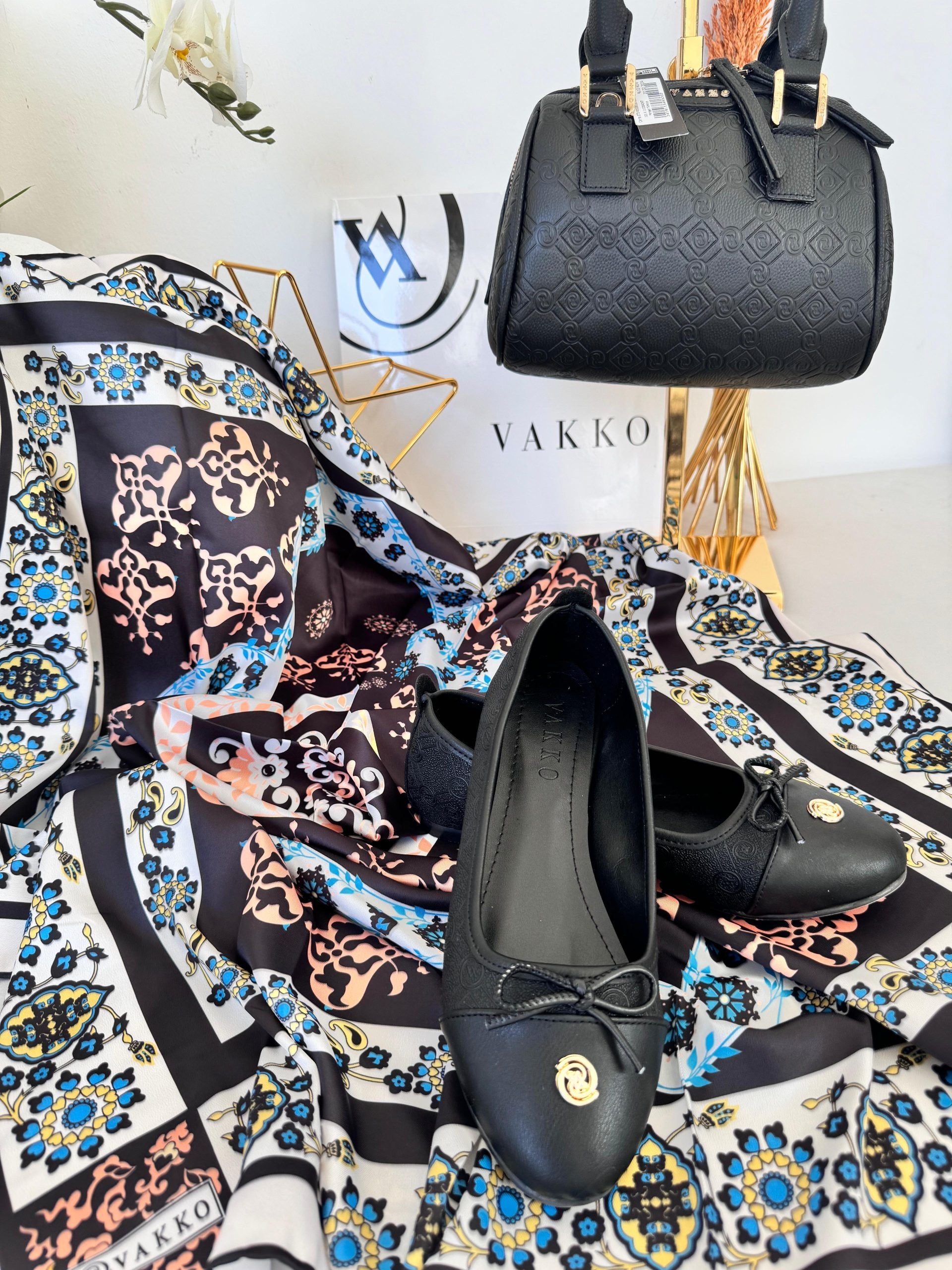 Vakko Babet Ayakkabı - Siyah - 36 – Oxygen Scarfs